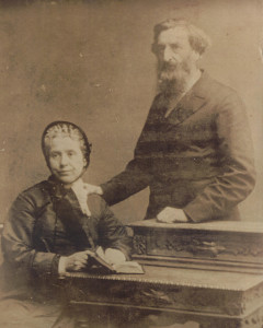 Catherine and William Booth, shown in a photo from the later 1800s ...