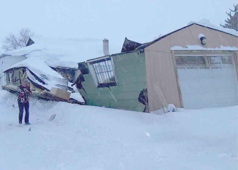 WICKED WEATHER: Roof collapses, snow plow rolls, dozens of crashes ...