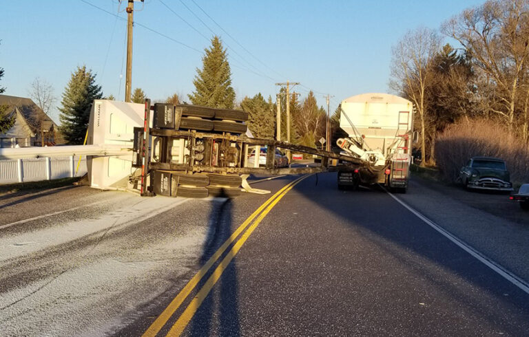 Idaho Highway 33 closed after semi crash - East Idaho News
