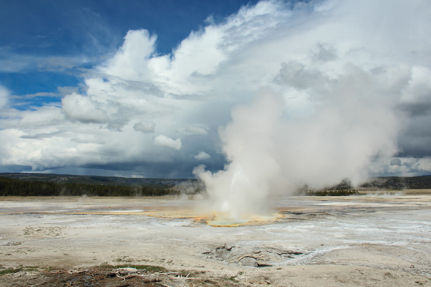 World's tallest geyser erupts for the third time in six weeks at ...