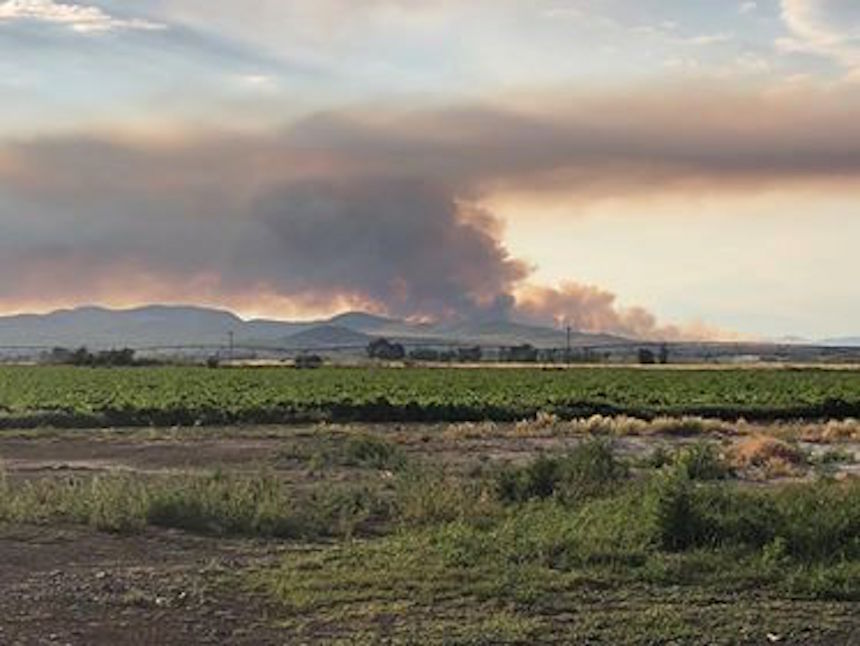 Multiple agencies working together on 250 acre fire near St. Anthony ...