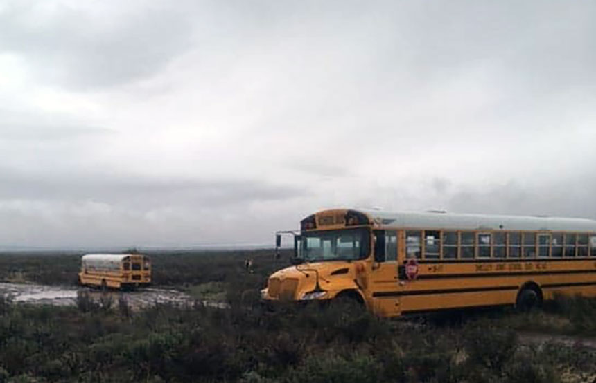 Deputies rescue students on buses after they get stuck in the mud for ...