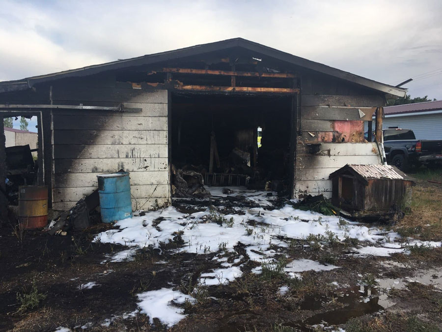 Fireworks cause fire, burn down shop in Jefferson County - East Idaho News