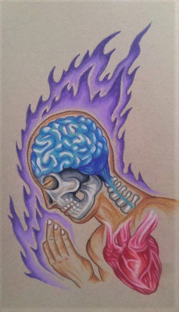 Dying cancer patient fulfills final dream: having his art on display ...