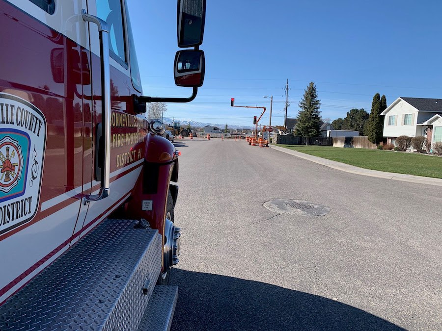Homes evacuated after excavator hits gas line - East Idaho News