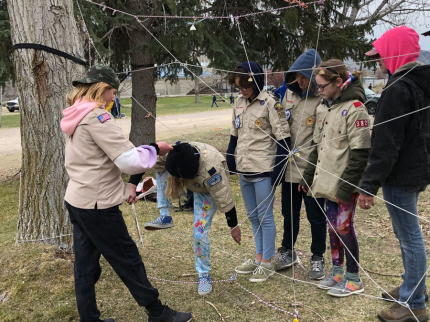 Local scout troops learn leadership and team-building skills during ...