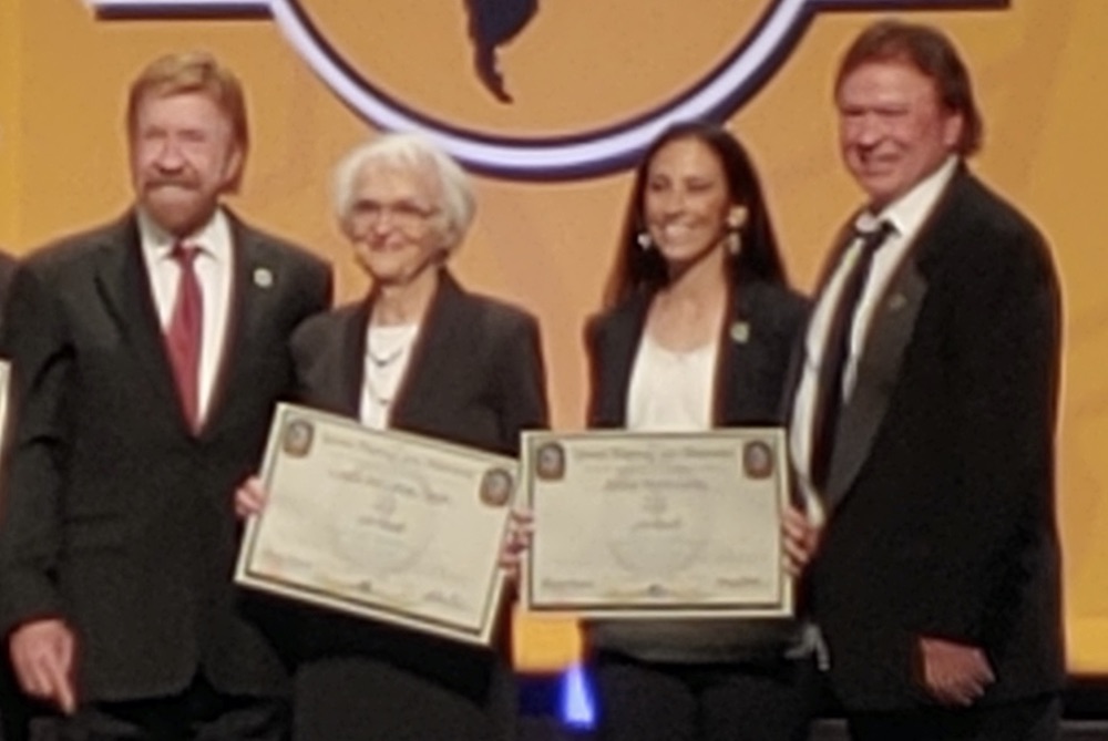 Utah grandma, 83, receives karate black belt from Chuck Norris - East ...