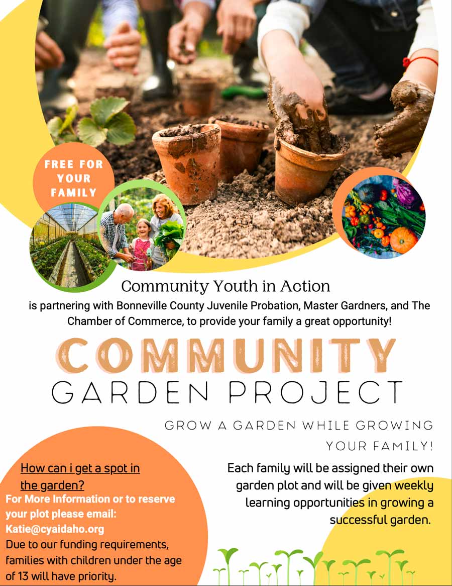 Youth organization sponsoring a community garden project in Idaho Falls ...